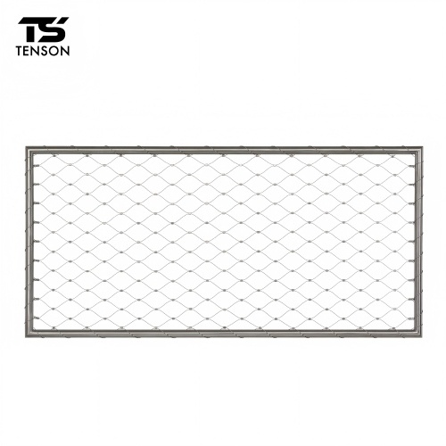 Square-Wire Mesh Webnet Railing